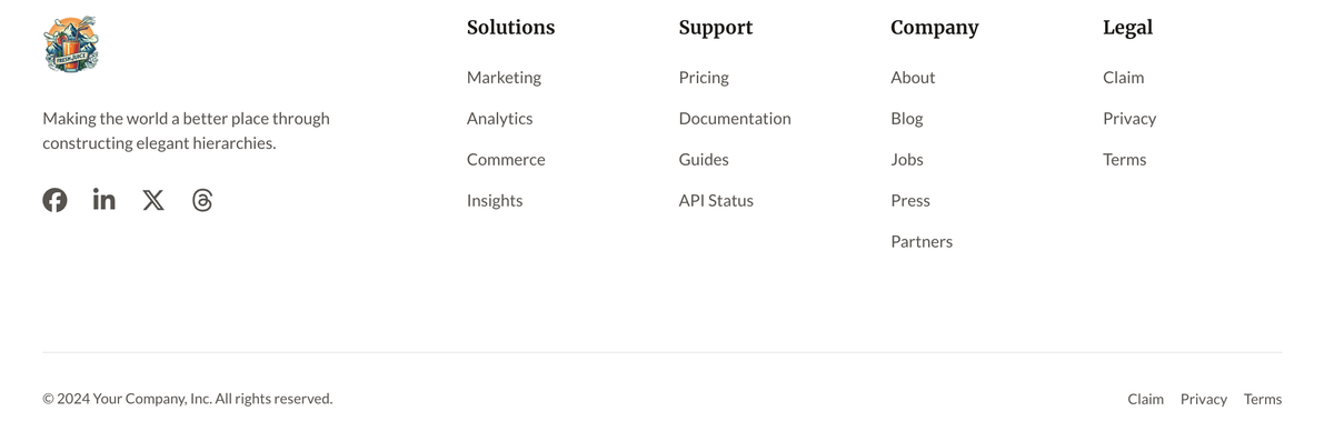 Global Module: Footer | FreshJuice DEV Docs